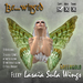 Second Life Marketplace - **BE...WINGED** - PETITE - Lasaia sula wings (greengold)